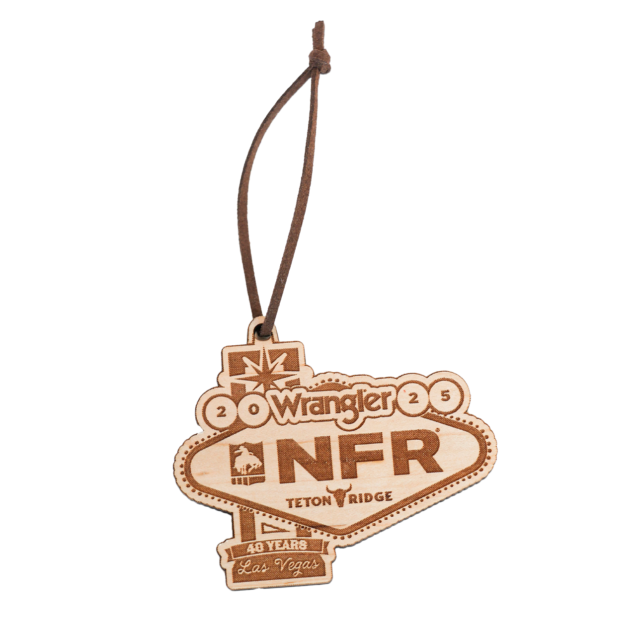 2025 NFR Wood Logo Ornament – Official NFR Merchandise