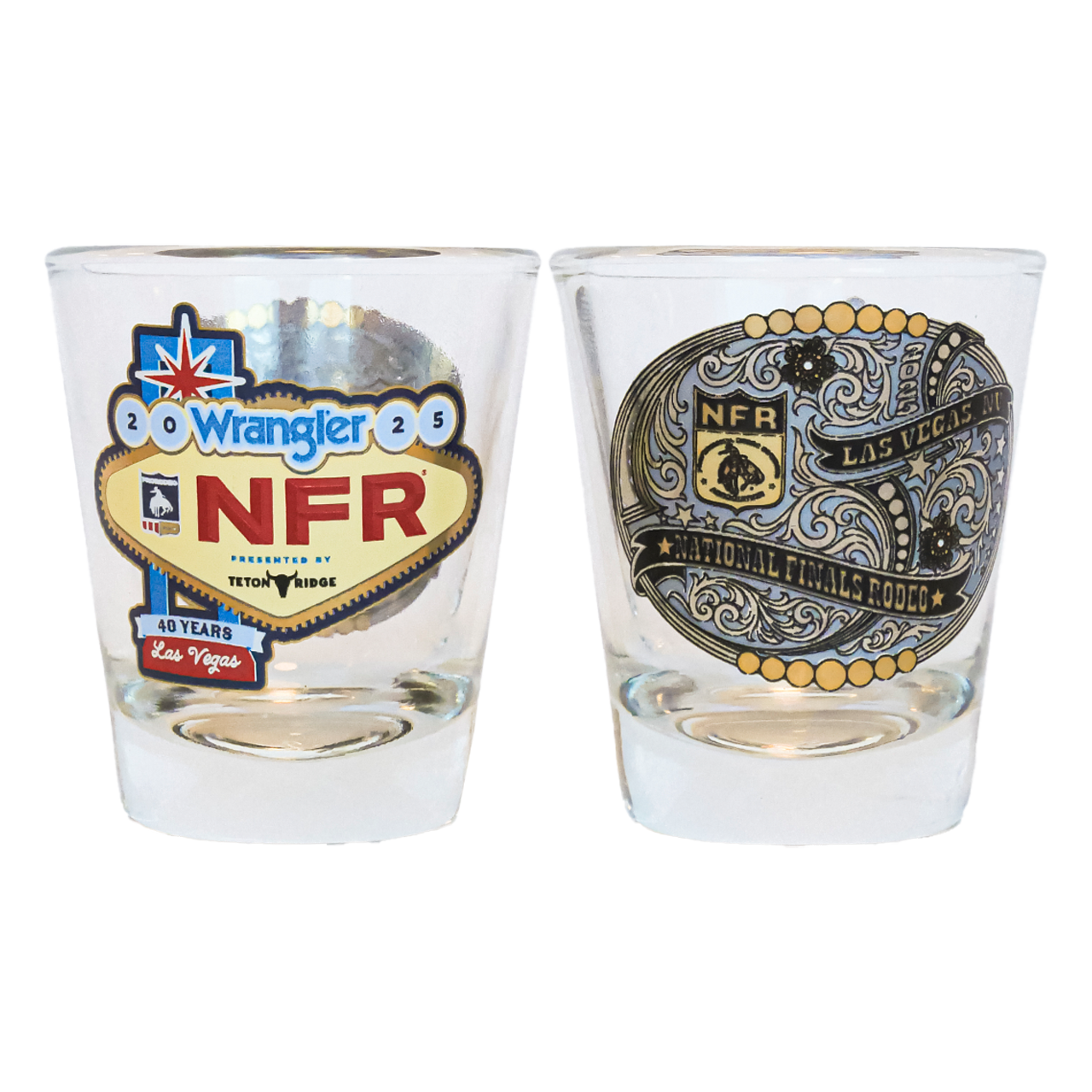 2025 NFR Event Logo Shot Glass – Official NFR Merchandise