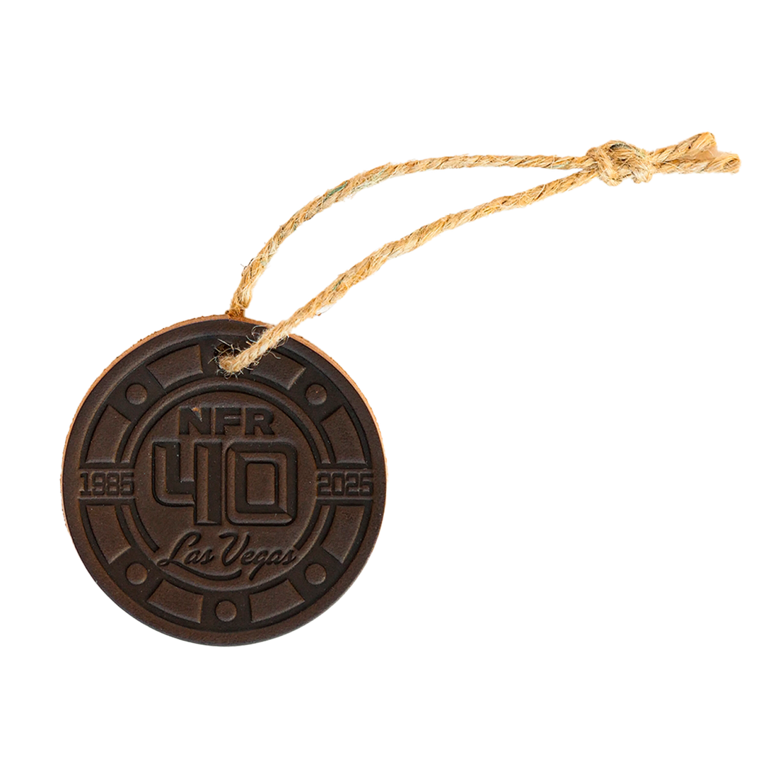 2025 NFR Leather Logo Ornament – Official NFR Merchandise