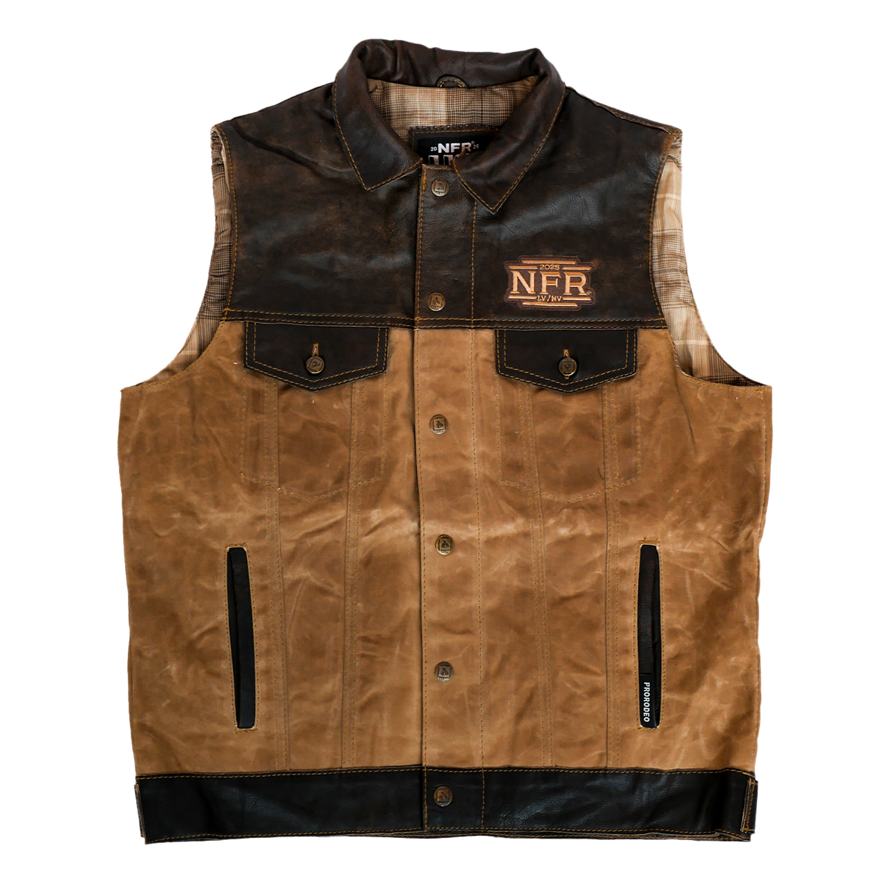 2025 NFR Two Tone Canvas Vest – Official NFR Merchandise