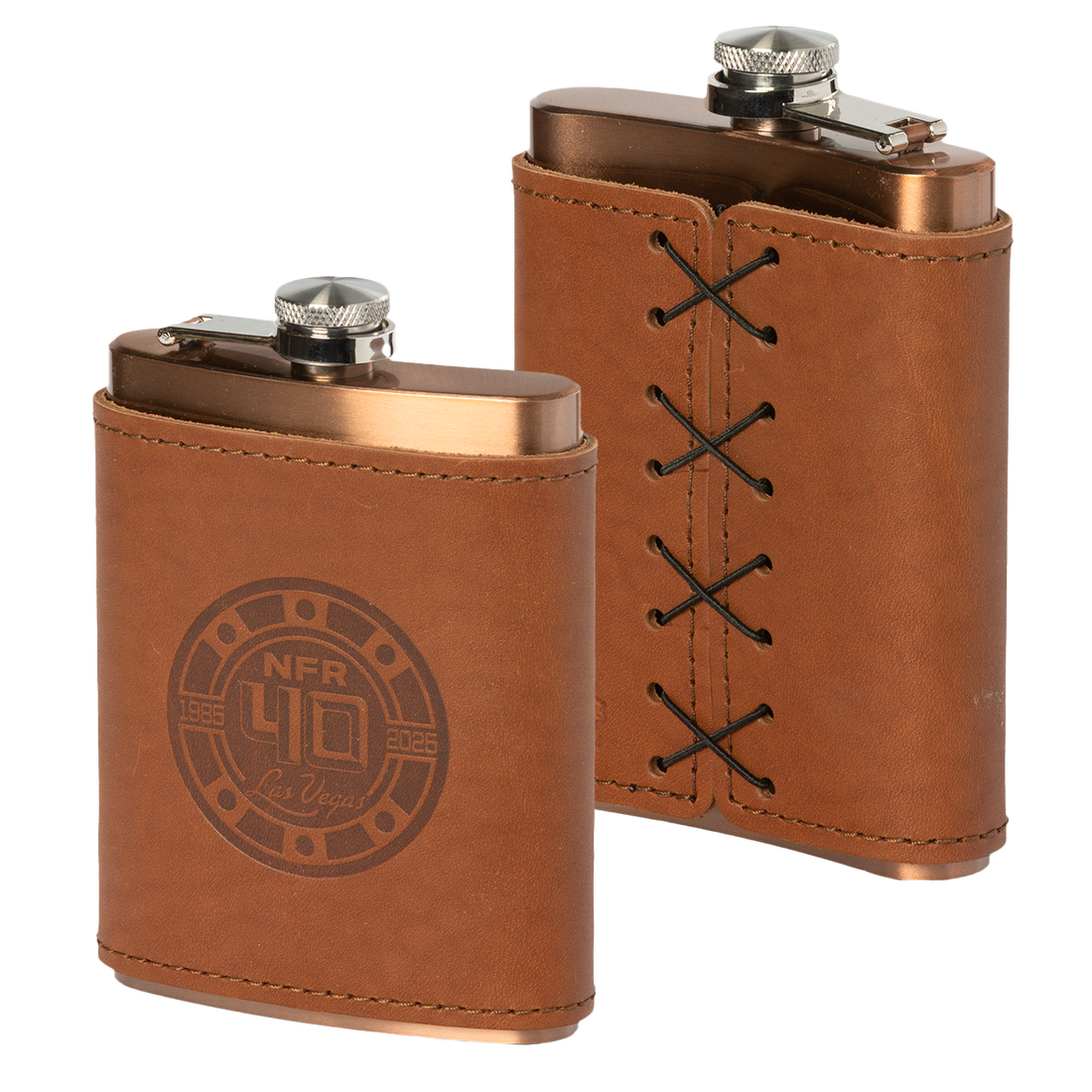 2025 NFR Leather Wrapped Flask – Official NFR Merchandise